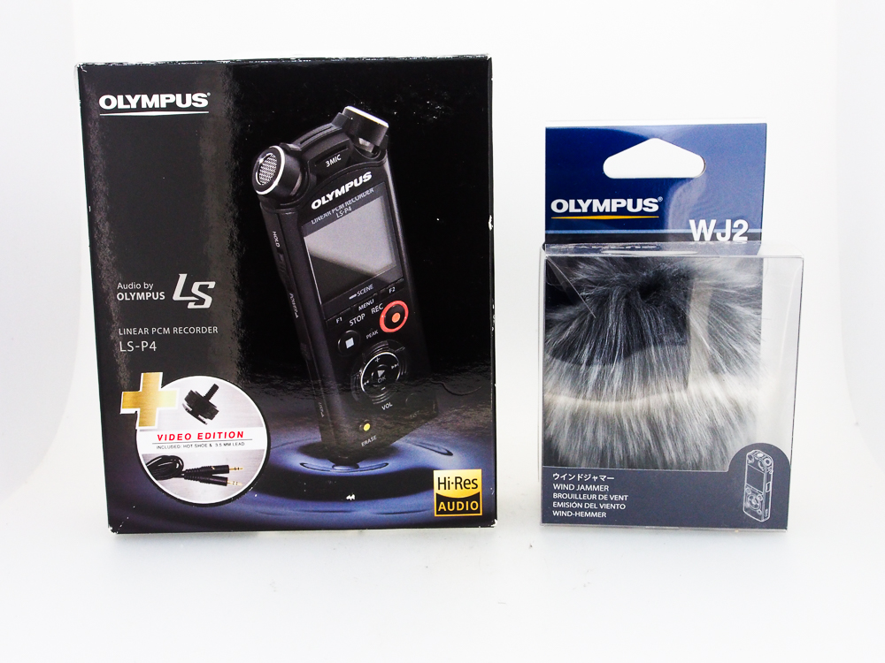 Olympus LS-P4 Linear PCM Recorder + WJ2 Wind Jammer - Chiswick Camera Centre